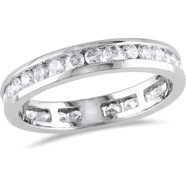 JULIANNA B. 1 Ctw Diamond Eternity Ring 14k - 14k White Gold