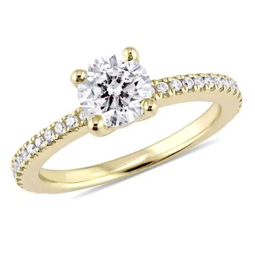 JULIANNA B. 1-1/7 Ctw Diamond Engagement Ring 14k - 14k Yellow Gold