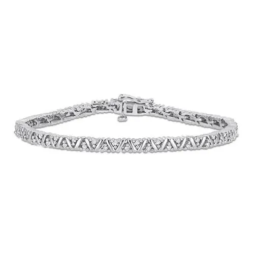 JULIANNA B. Diamond Tennis Bracelet - Sterling Silver