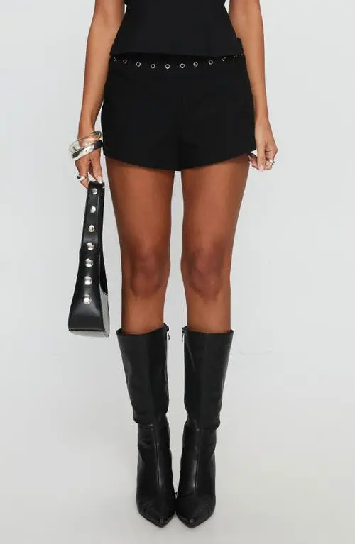 Princess Polly Chalise Rivet Detail Mini Shorts
