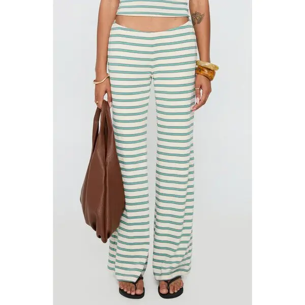 Princess Polly Anora Stripe Halter Top & Pants Set
