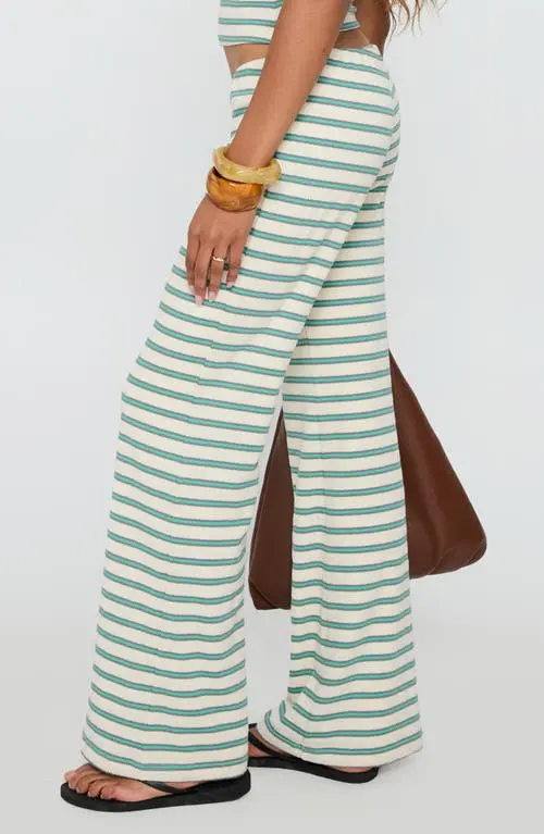 Princess Polly Anora Stripe Halter Top & Pants Set