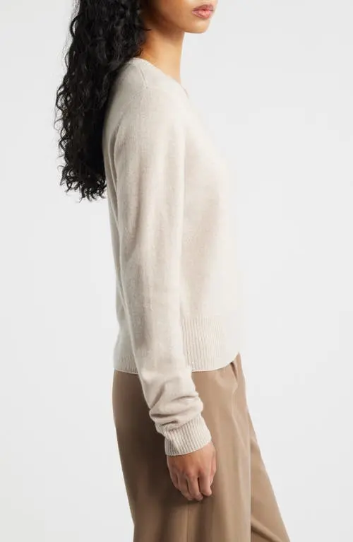 ARTLESS FOREVER Tove V-neck Wool & Cashmere Sweater - Stone