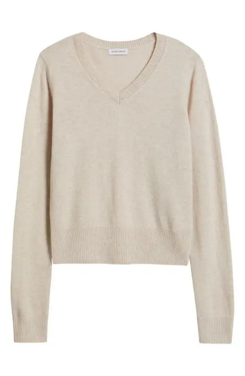ARTLESS FOREVER Tove V-neck Wool & Cashmere Sweater - Stone