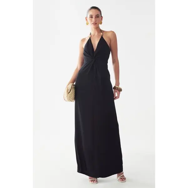 ST MRLO Alaia Maxi Dress - Black
