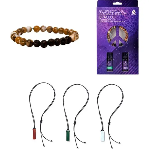 PURSONIC Mindful Energy Jewelry Set - Multicolor