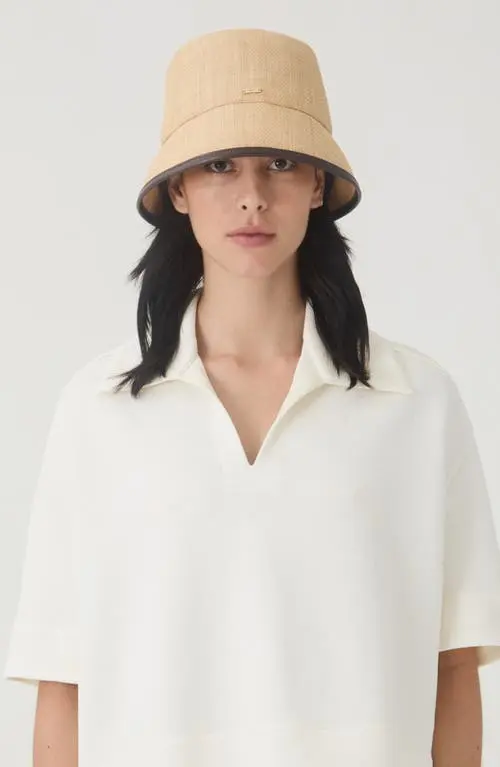 Eugenia Kim Yuki Upf 50+ Packable Raffia Bucket Hat