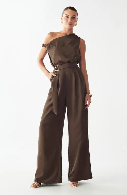 BWLDR Mariah Jumpsuit - Chocolate