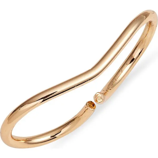 OPEN EDIT Open Metal Fashion Ring - Gold