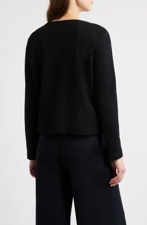 Eileen Fisher Organic Cotton Short Jacket