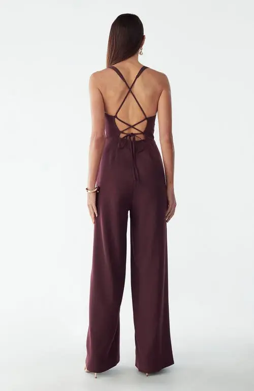 BWLDR Cherie Jumpsuit - Wine