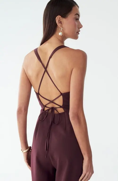 BWLDR Cherie Jumpsuit - Wine