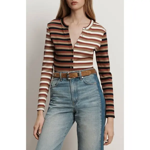 Veronica Beard Dilia Stripe Top