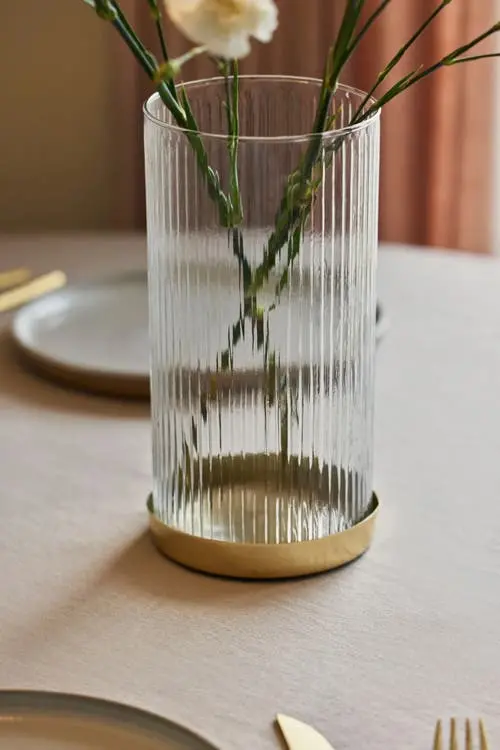 FLECK Fluted Glass Vase/planter