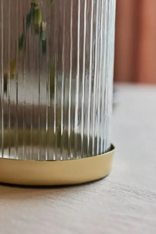 FLECK Fluted Glass Vase/planter