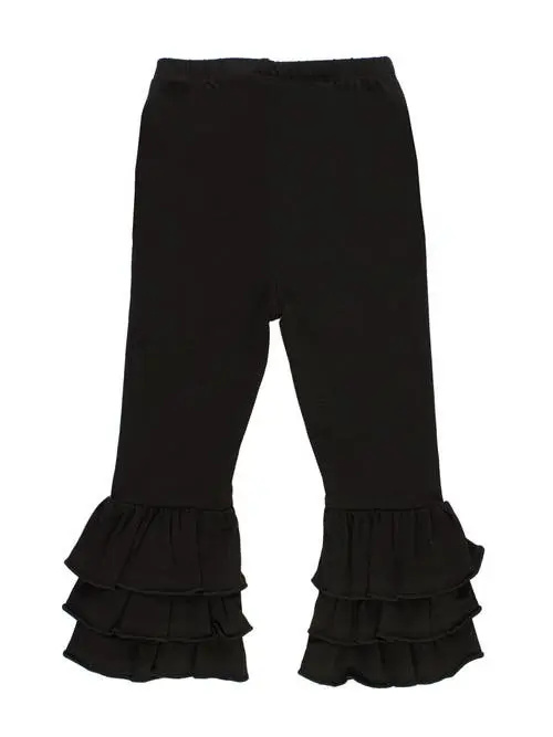 RUFFLEBUTTS Flare Pants - Black