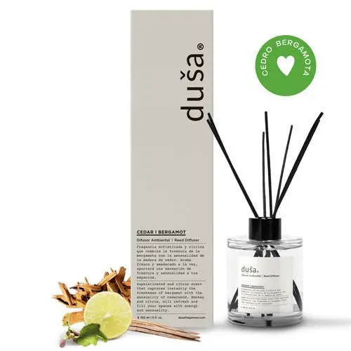 DUSA FRAGRANCES 5 Fl Oz Reed Diffuser - Cedar Bergamote
