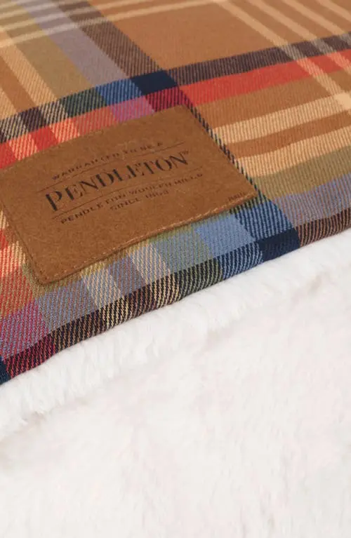 Pendleton Burrow Pet Bed - Desert Plaid