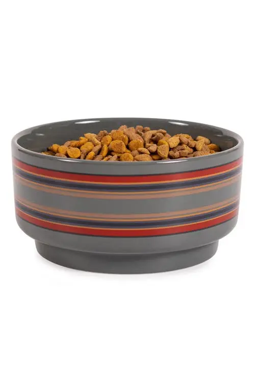 Pendleton Ceramic Pet Food Bowl - Vintage Camp Green