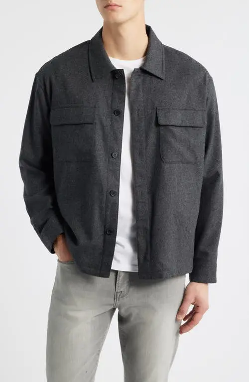 FRAME Wool Blend Overshirt