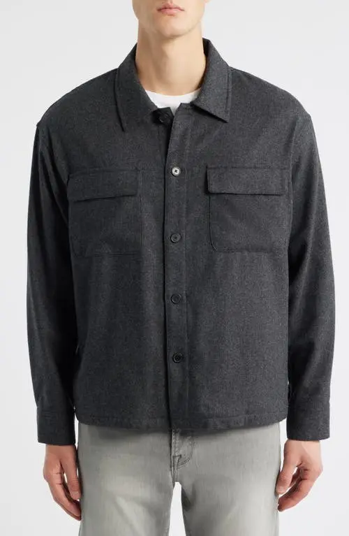FRAME Wool Blend Overshirt