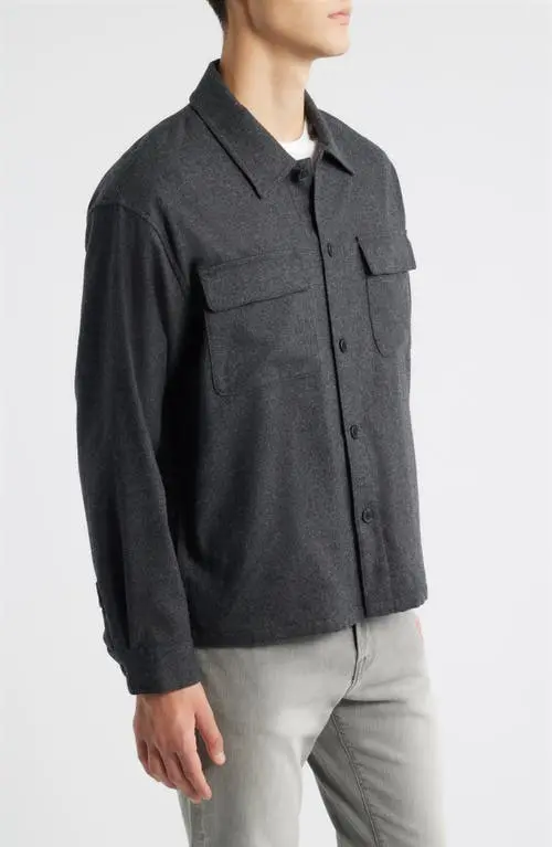 FRAME Wool Blend Overshirt