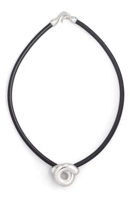 Bea Bongiasca Tarallo Pendant Necklace - Silver