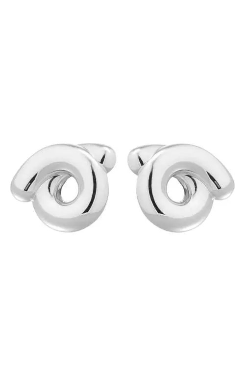 Bea Bongiasca Tarallo Stud Earrings - Silver