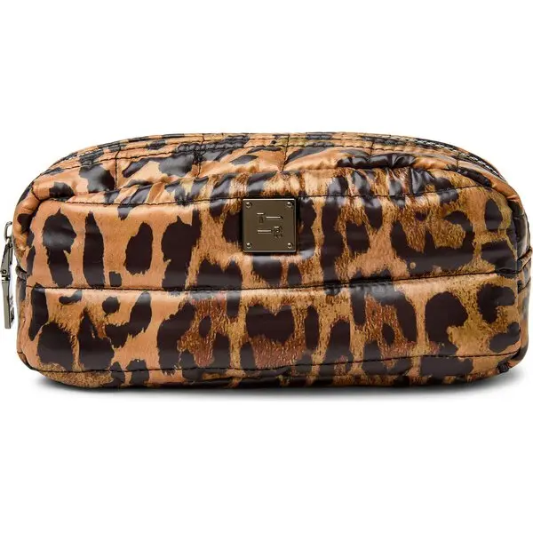 THINK ROYLN Zip Top Travel Pouch - Leopard