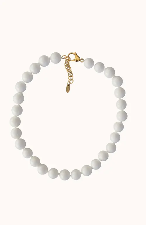 JOIANA JEWELRY Mello Stone Necklace - Milky