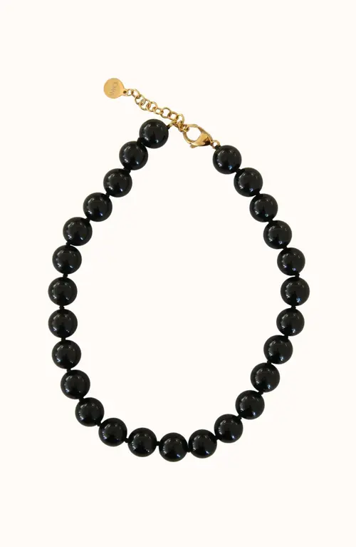 JOIANA JEWELRY Mello Stone Necklace - Noir