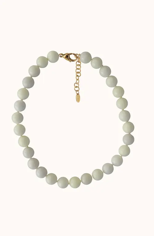 JOIANA JEWELRY Mello Stone Necklace - Pistachio