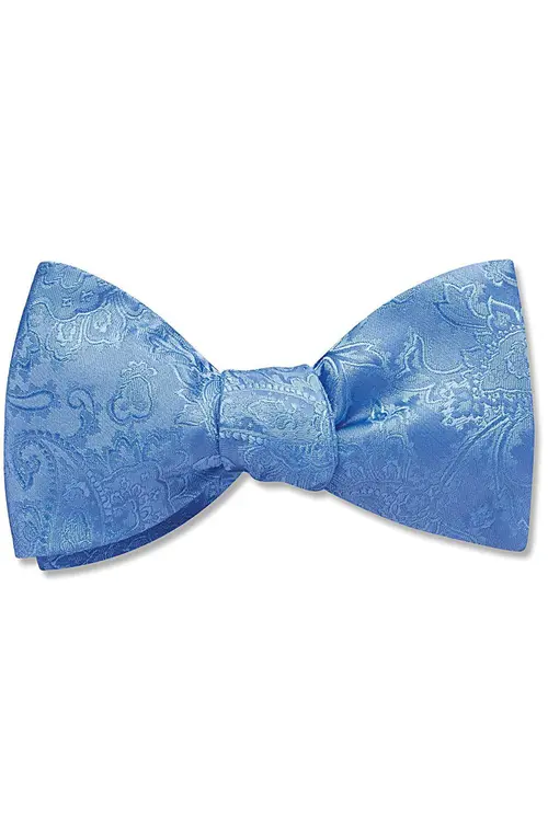 BEAU TIES OF VERMONT Vivaldi Silk Woven Bow Tie - Self-tie