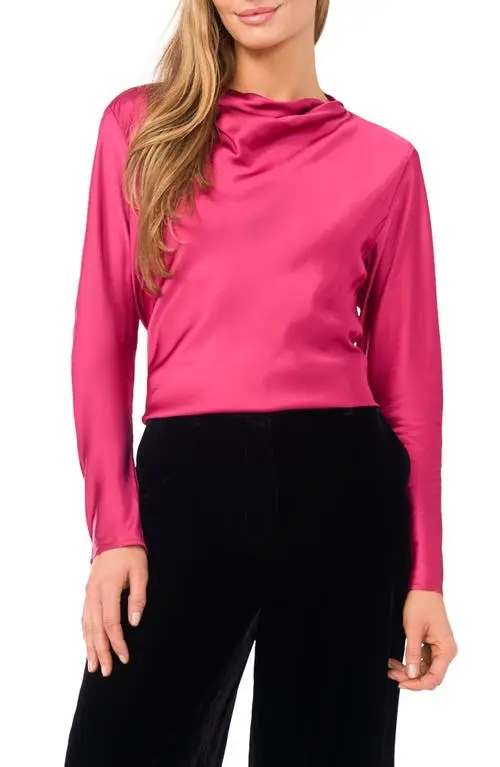 Ted Baker London Amy Cowl Neck Satin Top