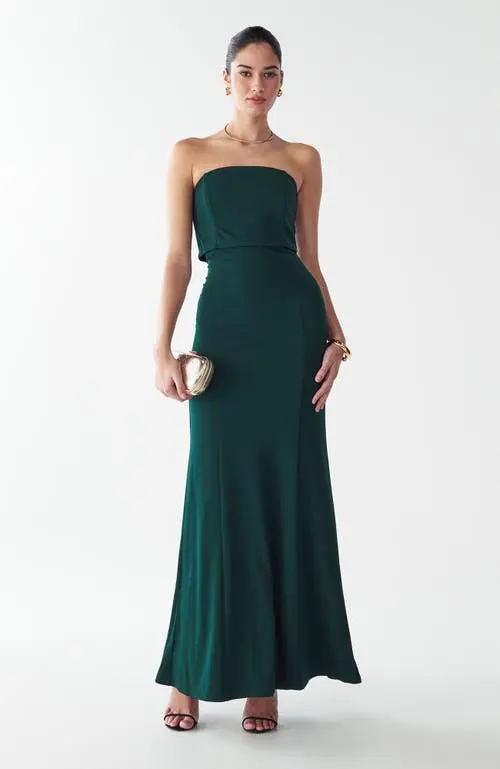 WILLA Trenton Off-shoulder Maxi Dress