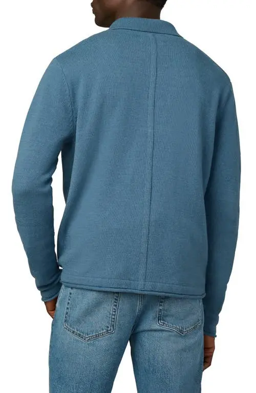 Joe's Jeans Long Sleeve Wool Polo Sweater
