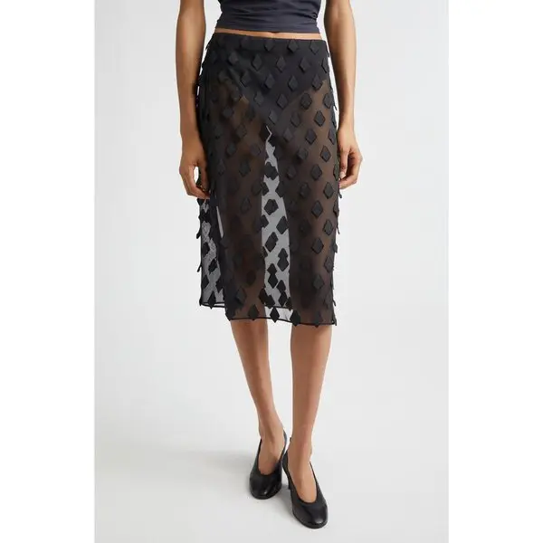 Paloma Wool Tris Sheer Midi Skirt