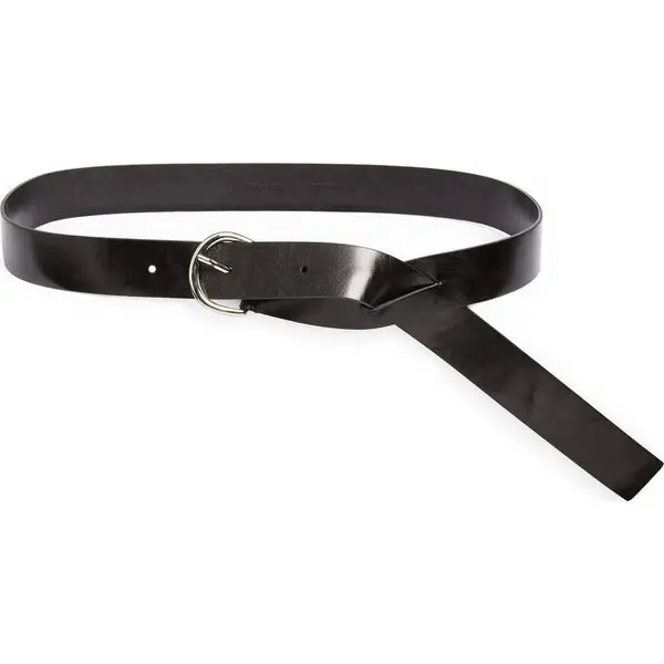 Paloma Wool Adela Leather Belt - Black