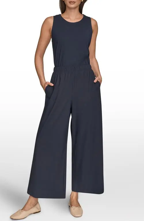 Donna Karan New York Relaxed Wide Leg Pants - Nightfall