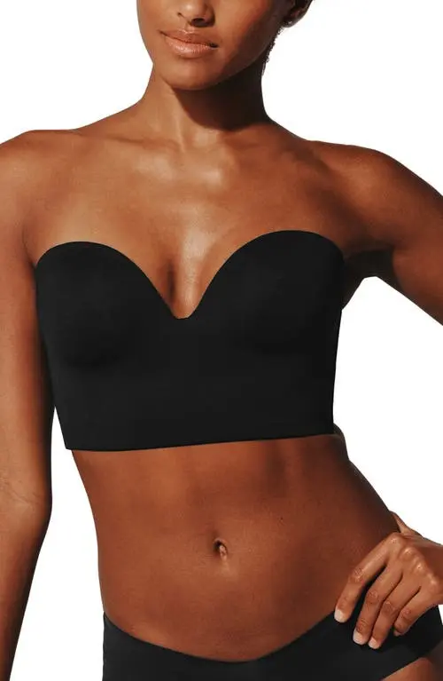 THIRDLOVE Zero Edge™ Strapless Underwire Bustier Bra - Black