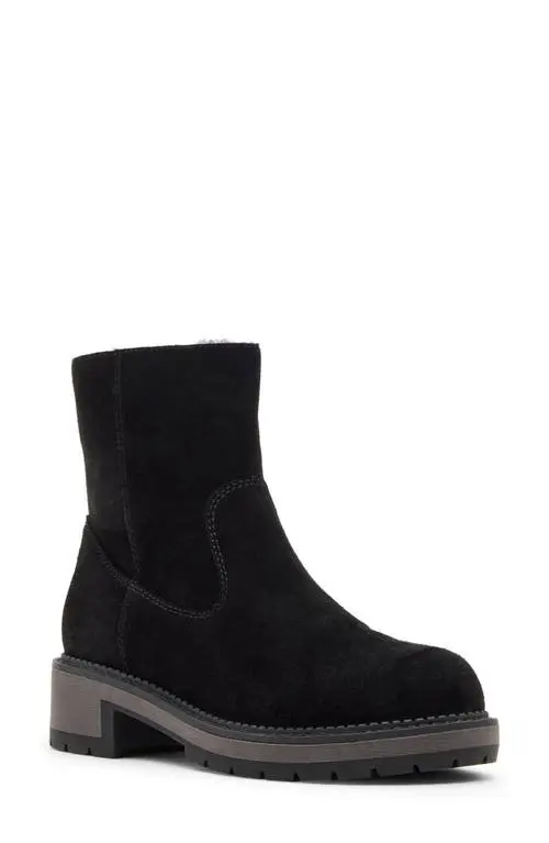 Blondo Nappa Waterproof Suede Bootie - Black Suede
