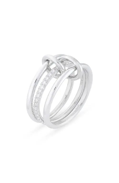 SPINELLI KILCOLLIN Sonny Linked Diamond Ring - Silver