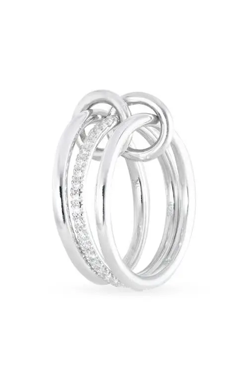 SPINELLI KILCOLLIN Sonny Linked Diamond Ring - Silver