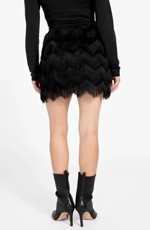 Guess Fringe Mini Skirt