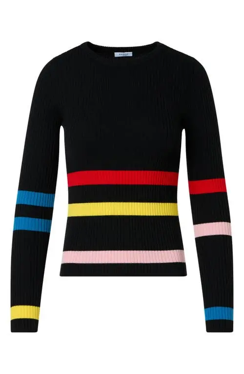 Akris Stripe Virgin Wool Rib Sweater