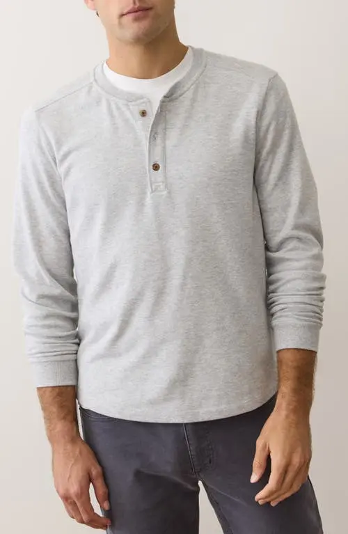 Marine Layer Pacifica Stretch Henley - Light Grey