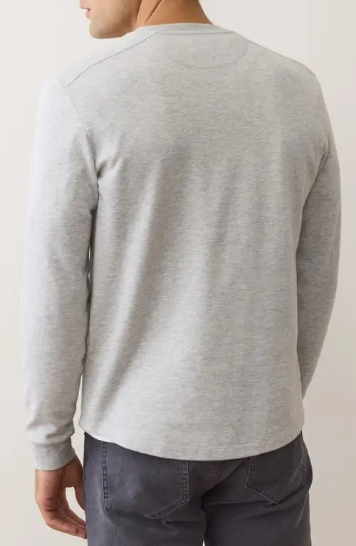 Marine Layer Pacifica Stretch Henley - Light Grey