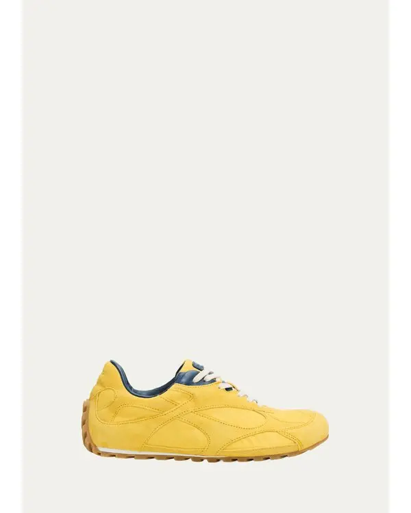 Bottega Veneta Orbit Flash Low-top Sneakers - Chartreus