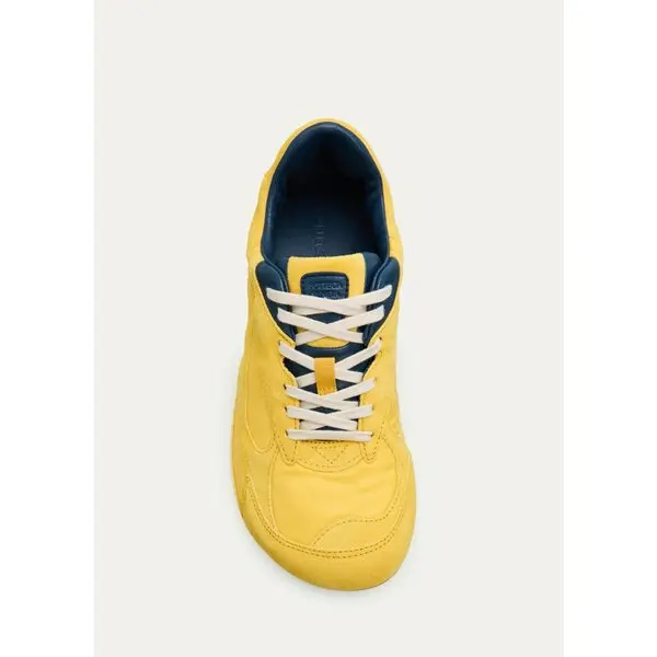 Bottega Veneta Orbit Flash Low-top Sneakers - Chartreus