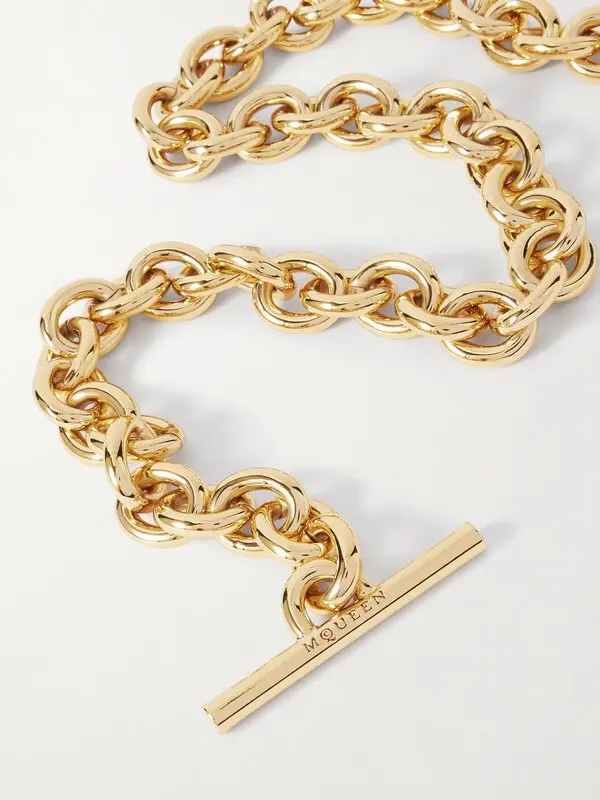 Alexander McQueen T-bar Chain Belt